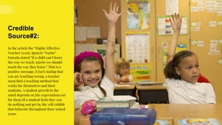 Setting high expectations | PPTX