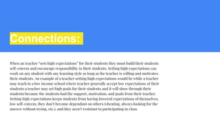 Setting high expectations | PPTX