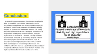 Setting high expectations | PPTX