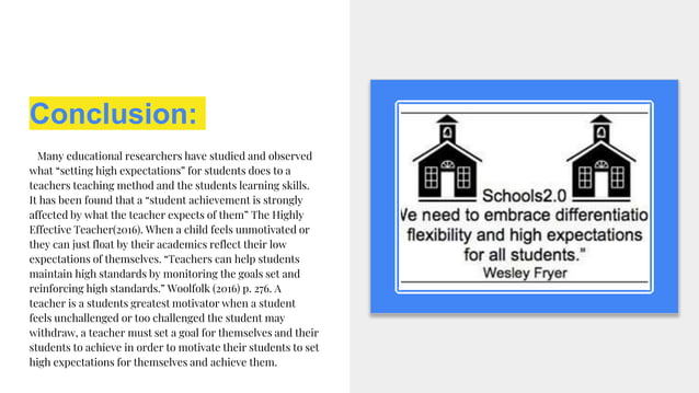 Setting high expectations | PPTX