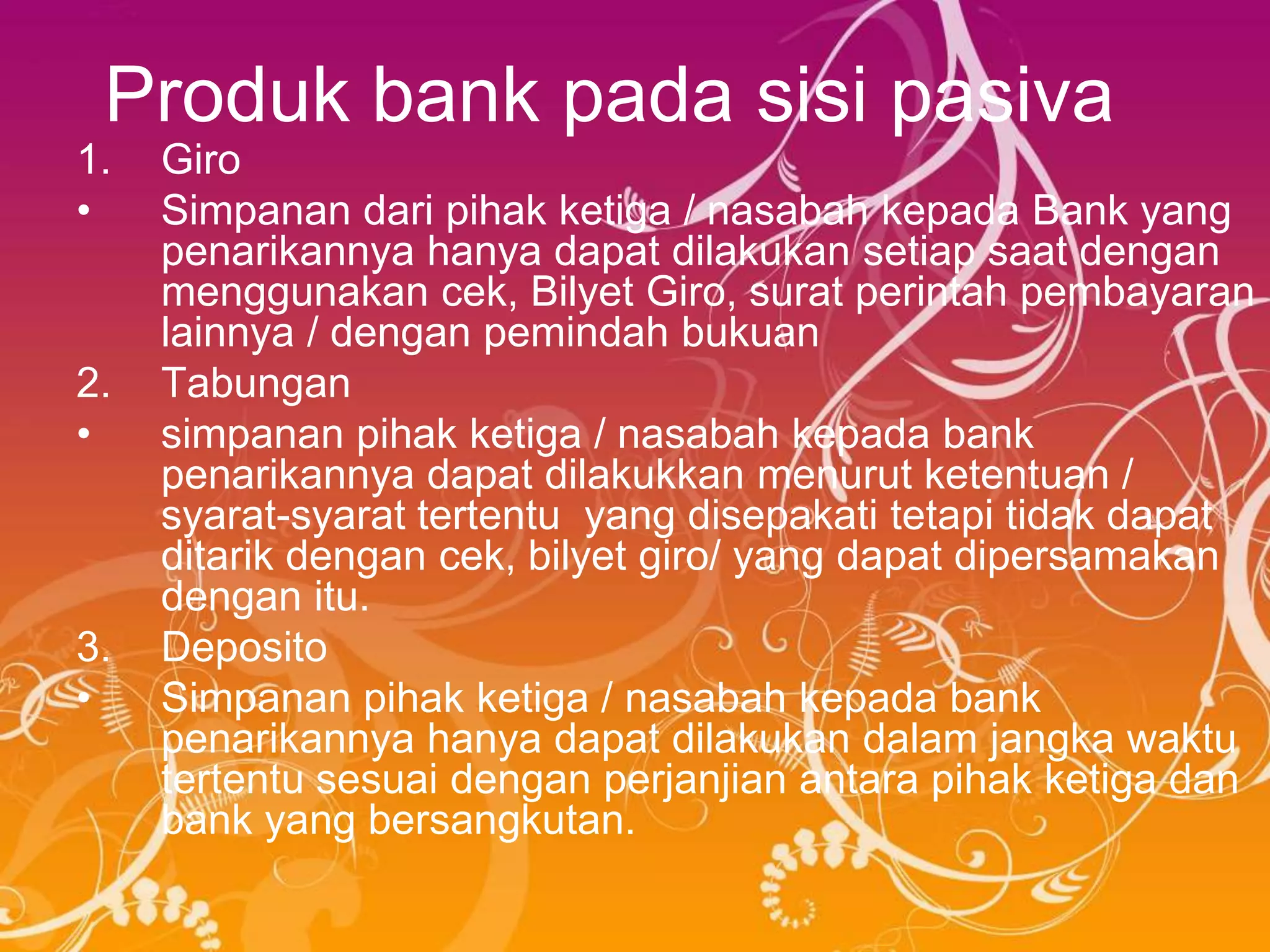 2 jenis dan produk bank | PPTX