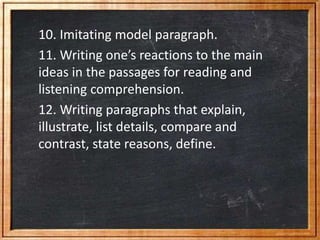 Two Dimensions of Writing | PPTX | Freelance Writing | Content Production