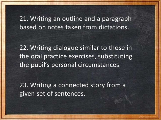 Two Dimensions of Writing