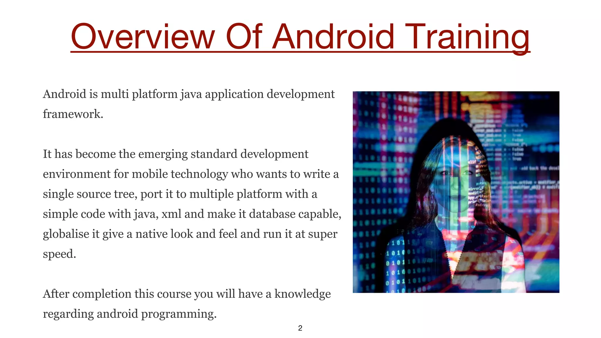 Experience The Best Android Programming Training Here | LW India | PPT
