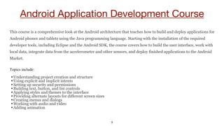 Experience The Best Android Programming Training Here | LW India | PPT