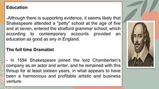 Shakespeare and his classification of plays | PPT