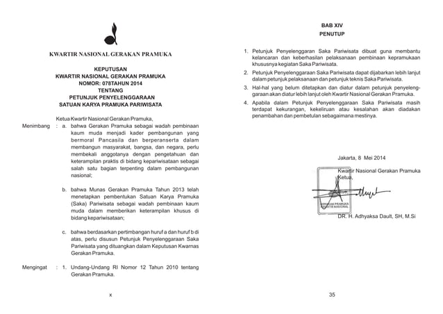 jukran saka pramuka pariwisata | PDF