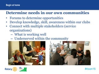 Community Assessments: How to assess a community's needs | PDF