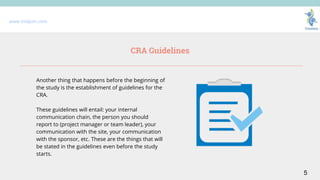 Monitoring plan and basic monitoring visits: everything that a cra ...