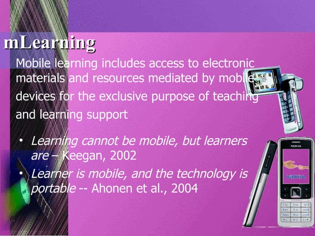 Mobile Technologies for Learning | PPT