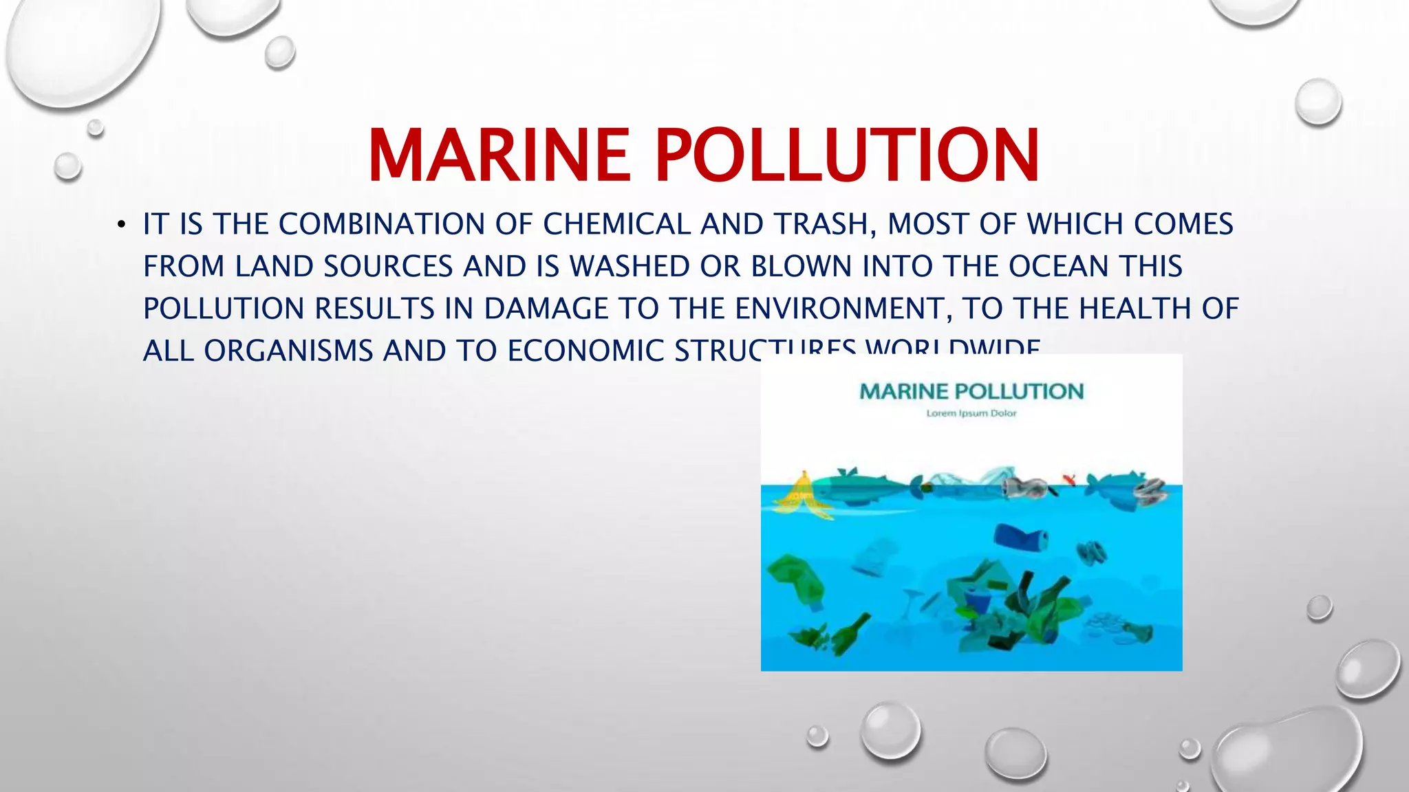marine pollution | PPT