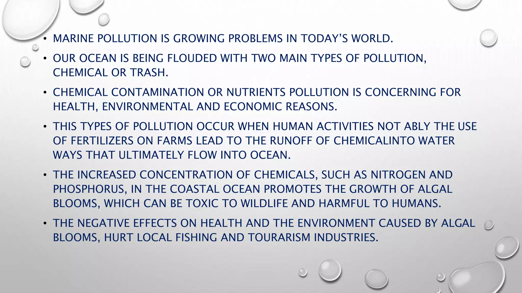 marine pollution | PPT