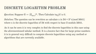 DISCRETE LOGARITHMS.pdf | Physics | Science