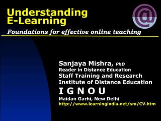Understanding E-Learning: Foundations for Effective... | PPT | Education industry | Industries