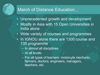 Curriculum Framework for Distance, Open and Online Learning | PPT