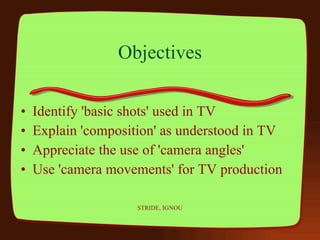 Language of Television | PPT
