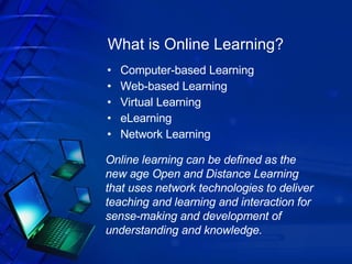 Designing Online Learning | PPT