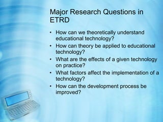 ICT in Education and Research Methods | PPT | Education