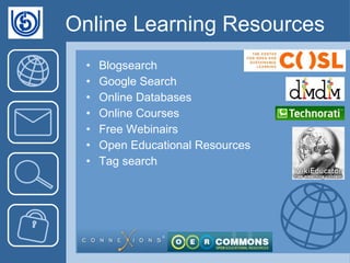 Designing Online Learning, Web 2.0 and Online Learning Resources | PPT | Internet | Computing