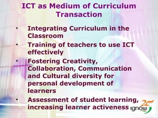 Curriculum, ICT and Online Learning | PPT