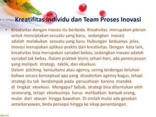 Budaya, Kreativitas, dan Inovasi | PPTX