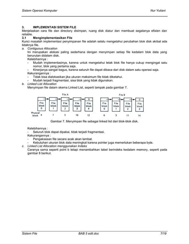 2 ka24 sistem operasi- 2ka24_sistem operasi- materi sistem file | PDF