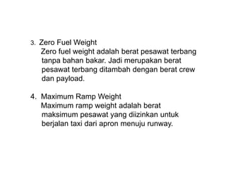 2 karakteristik pesawat terbang | PPTX