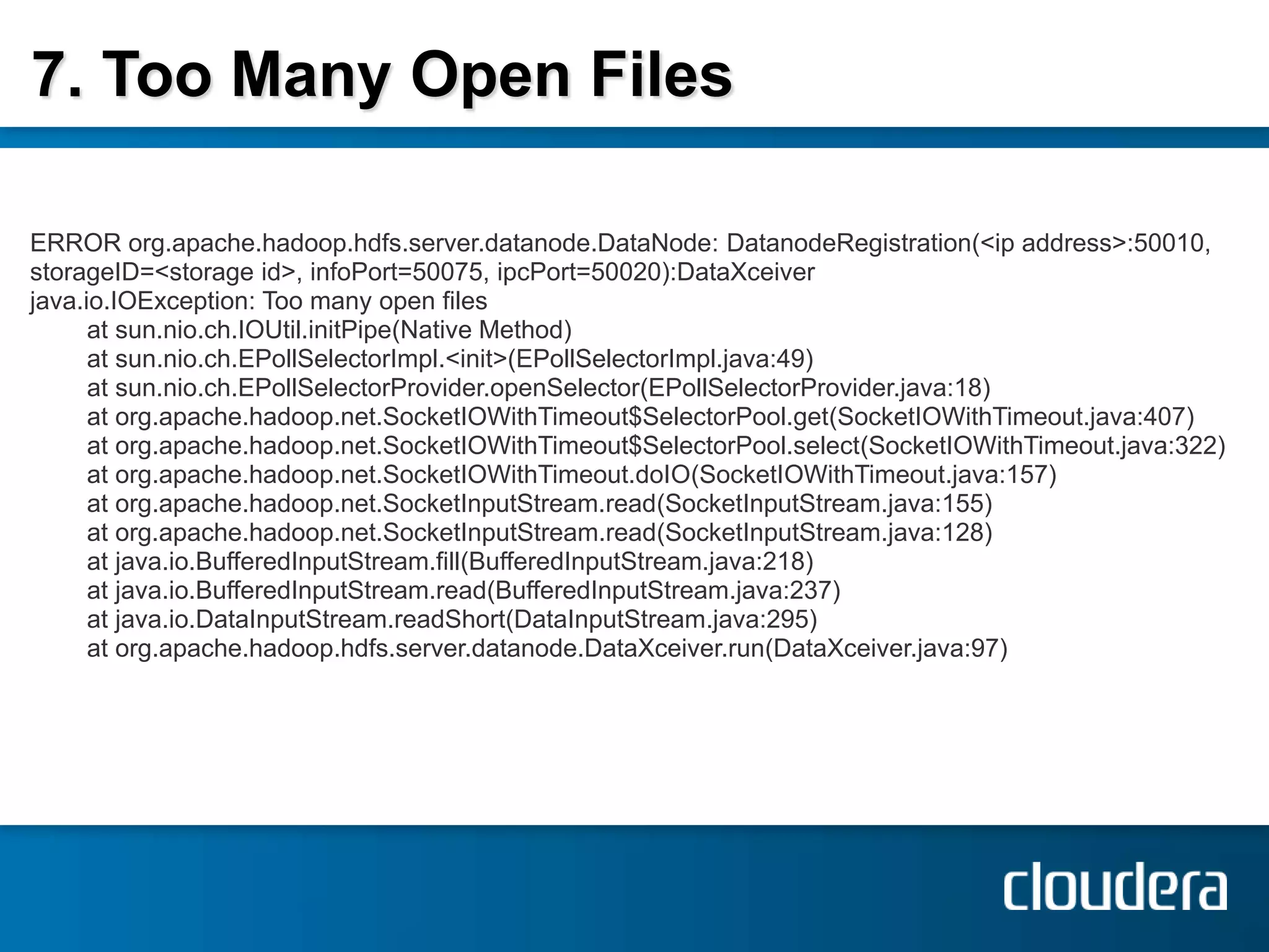 Hadoop World 2011: Hadoop Troubleshooting 101 - Kate Ting - Cloudera | PPTX