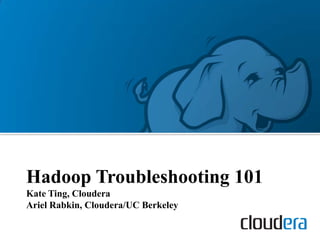 Hadoop World 2011: Hadoop Troubleshooting 101 - Kate Ting - Cloudera | PPT