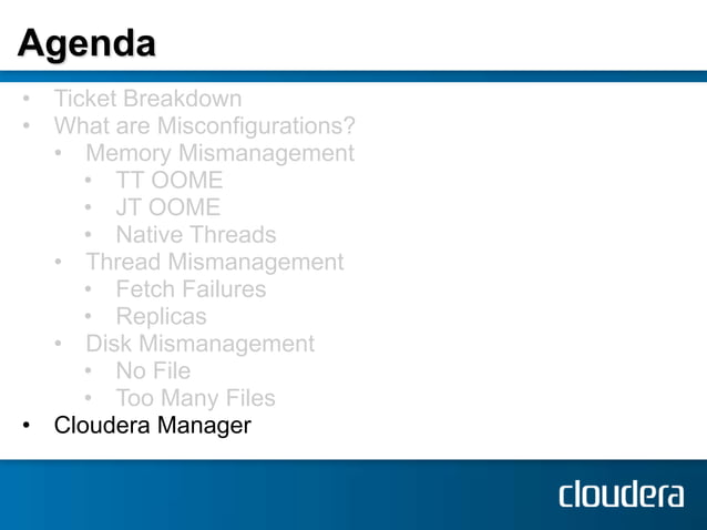 Hadoop World 2011: Hadoop Troubleshooting 101 - Kate Ting - Cloudera | PPT