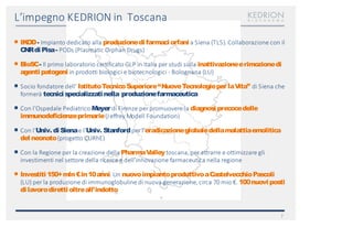 Kedrion a #ToscanacheInnova | PPT