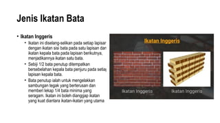 Bahan Binaan dan Teori Kerja Bata Untuk Pelajar Binaan Bangunan | PPTX