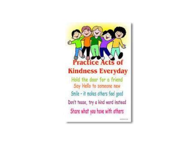 2-Preschool Kindness Poster Campaign | PPTX