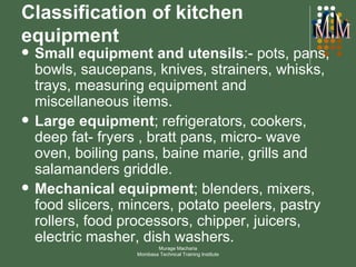 kitchen equipment | PPT