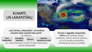 Klimats un to veidojošie apstākļi | PPTX