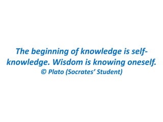 knowing oneself | PPTX