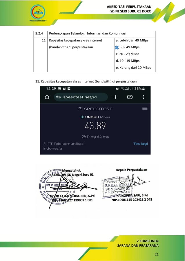 2 komponen untuk membuat perpustakaan yan | PDF