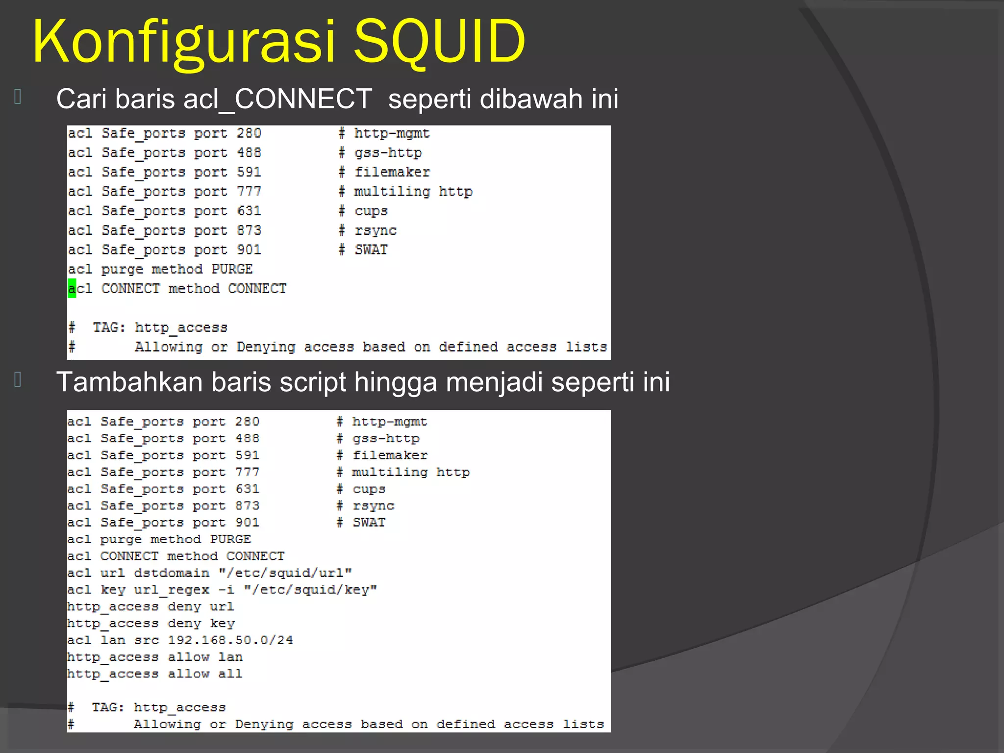 konfigurasi squid server wheezy | PPT