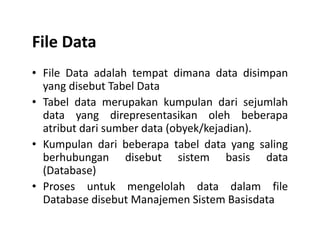 2 konsep basis data | PDF