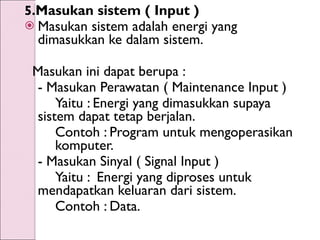 (2) Konsep Dasar Sistem & Informasi | PPT