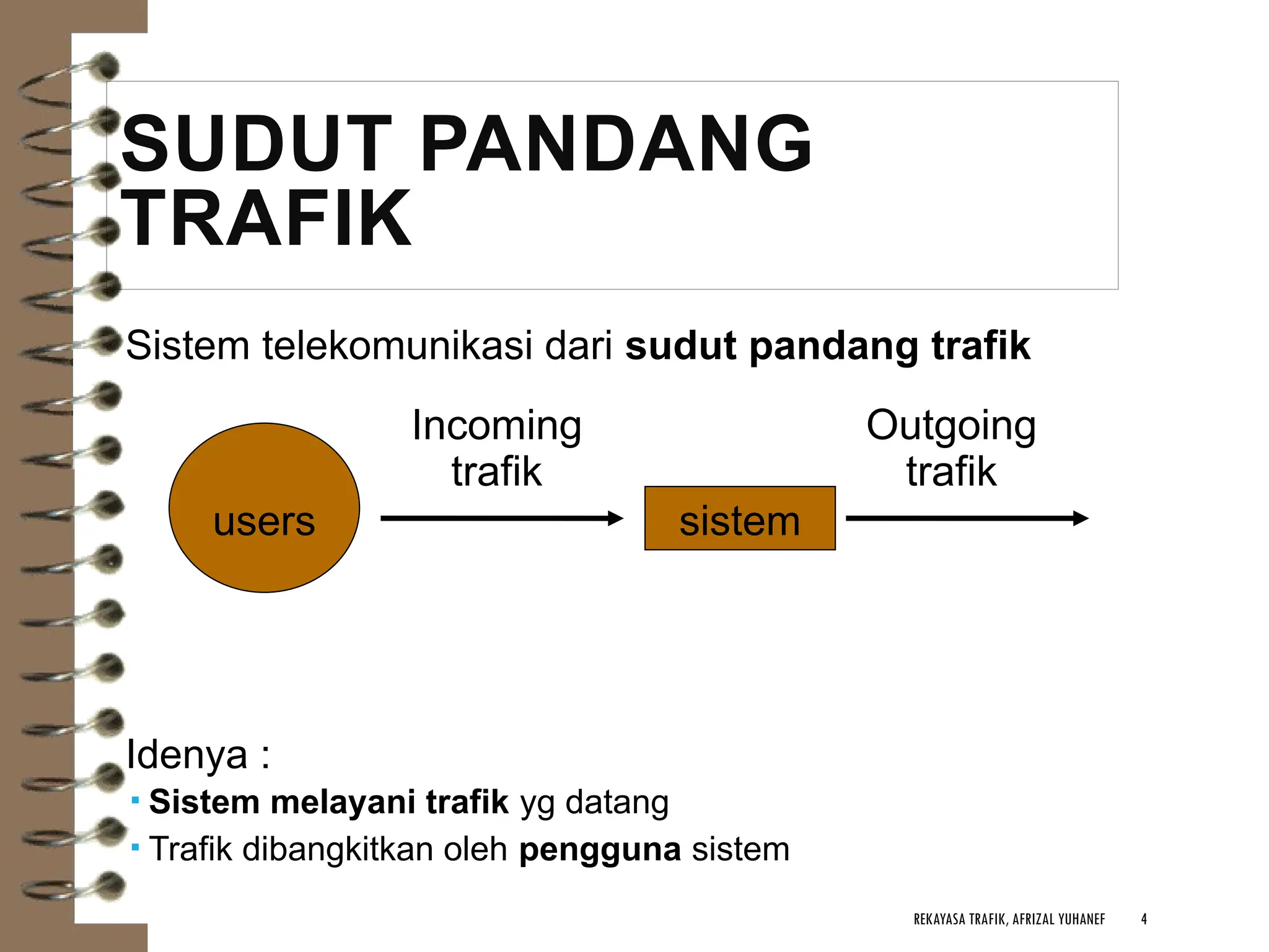 BAB 2 Konsep Dasar Trafik untuk pembelajaran D4 Teknik Telekomunikasi ...