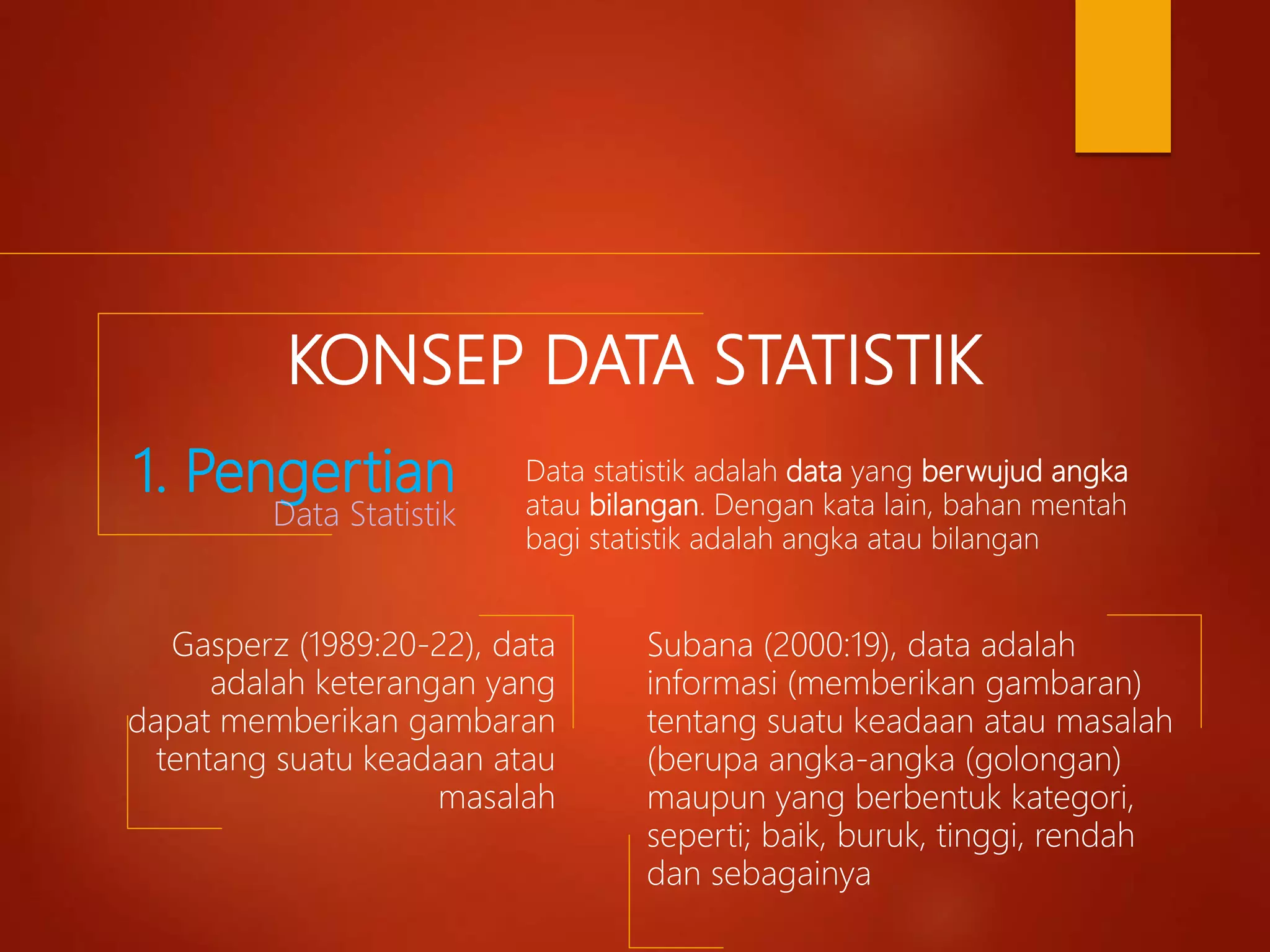 2 konsep data statistik b | PPT