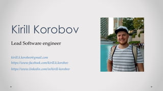 Kirill Korobov - How to Work with Non-Functional Requirements | PPT