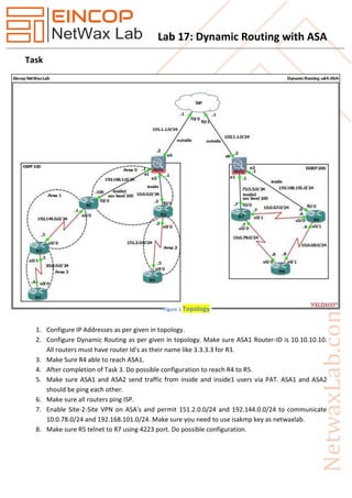 Nxll17 dynamic routing with asa | PDF | Computer Networking | Computing