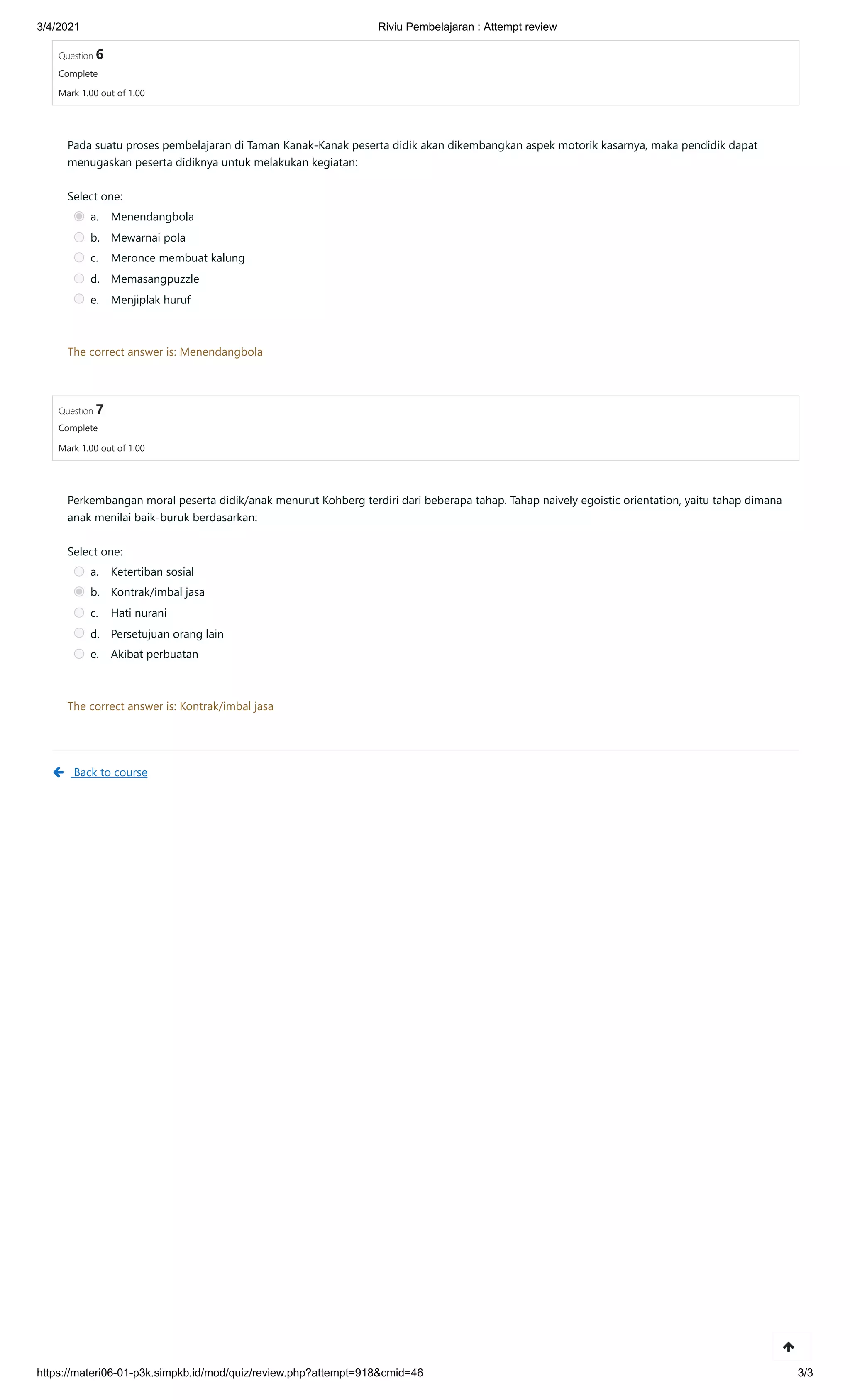 2 kuis pedagogik | PDF