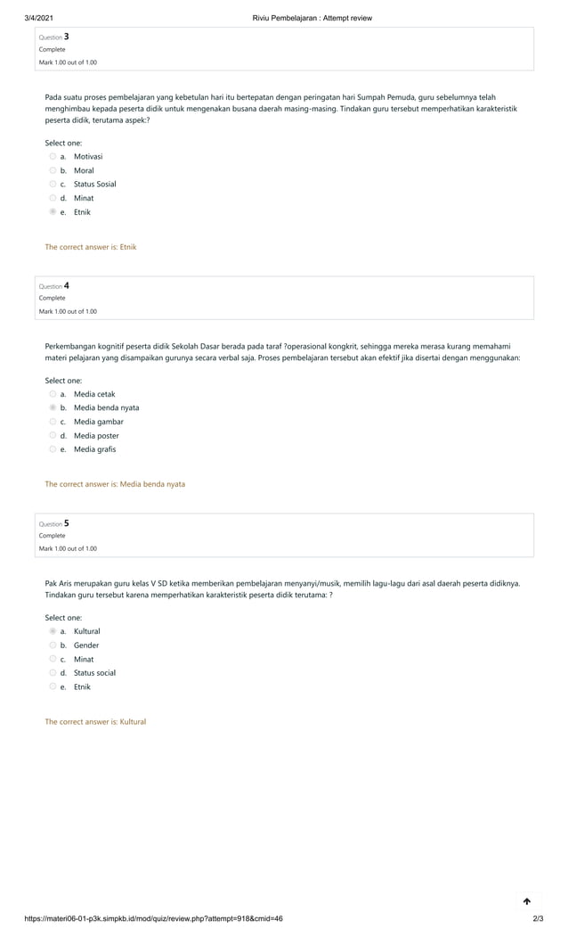 2 kuis pedagogik | PDF