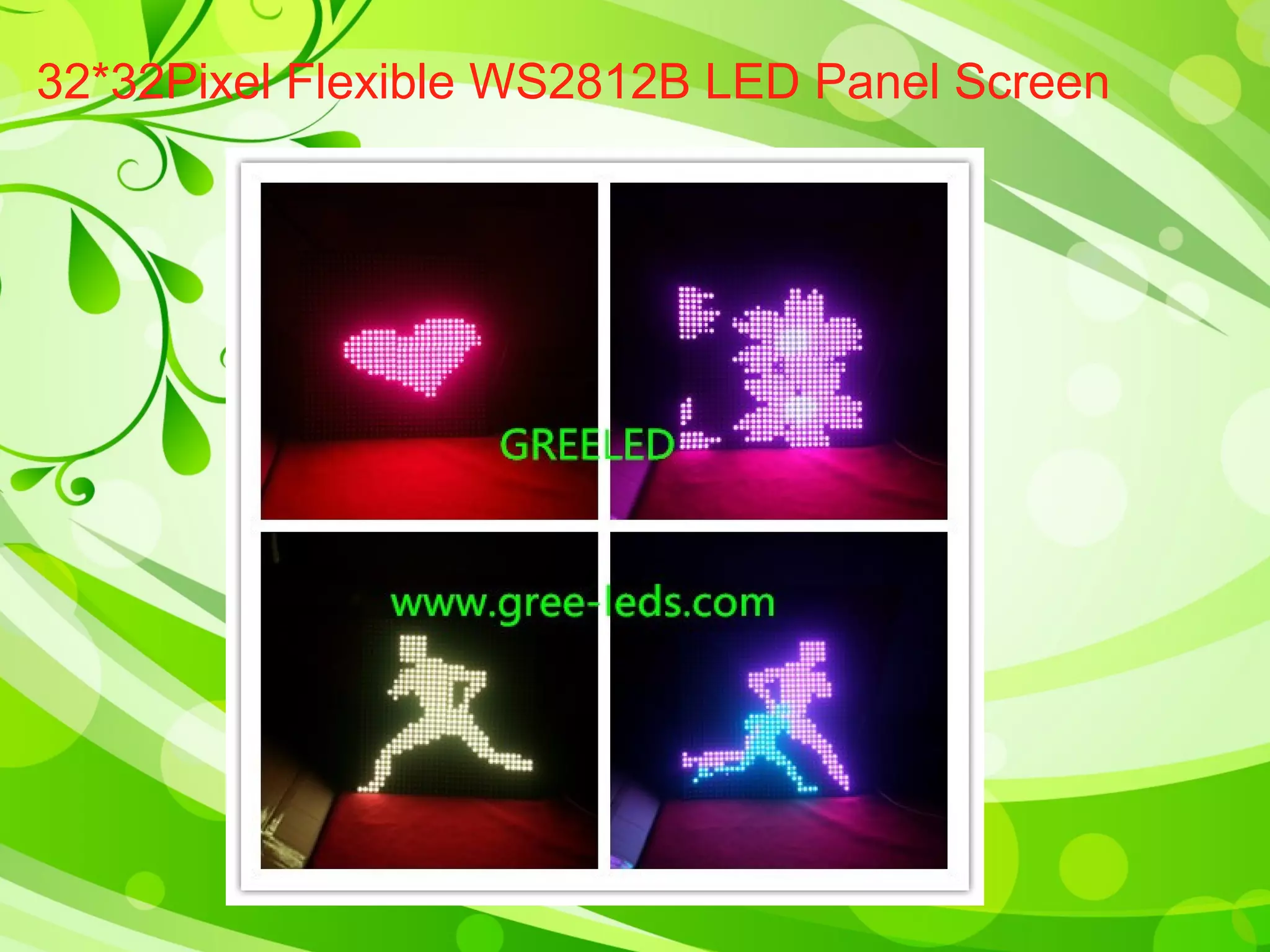 Flexible ws2812 b led panel screen | PPT