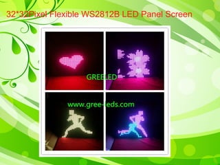 Flexible Ws2812 B Led Panel Screen Ppt