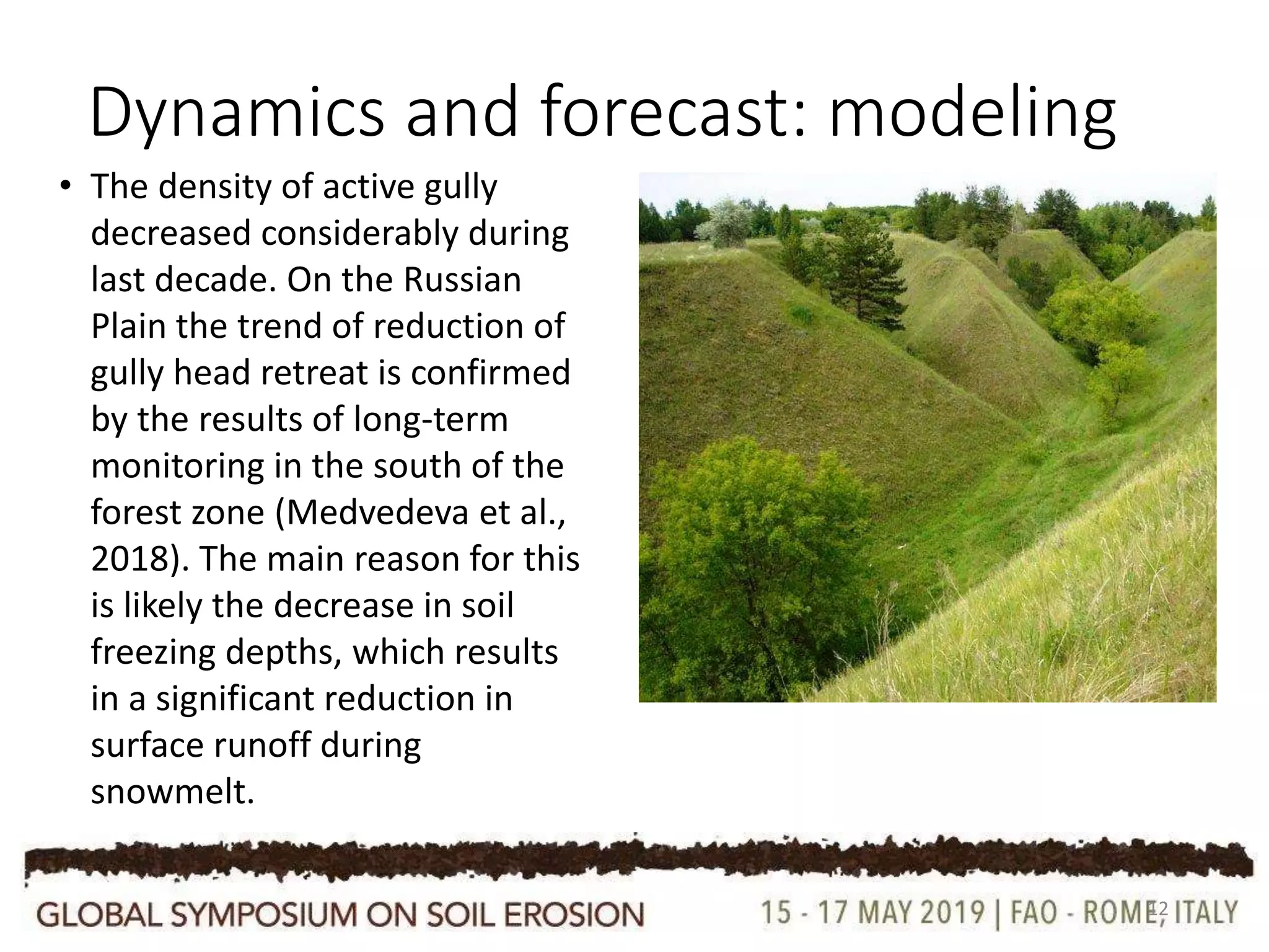 Soil erosion in Russia: state, dynamics, and forecast | PPT
