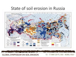 Soil erosion in Russia: state, dynamics, and forecast | PPTX